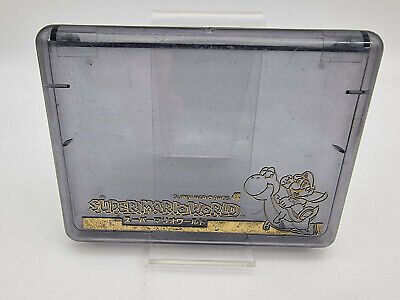 PLASTIC BOX SUPER MARIO WORLD SUPER FAMICOM USED - Japan Game Online