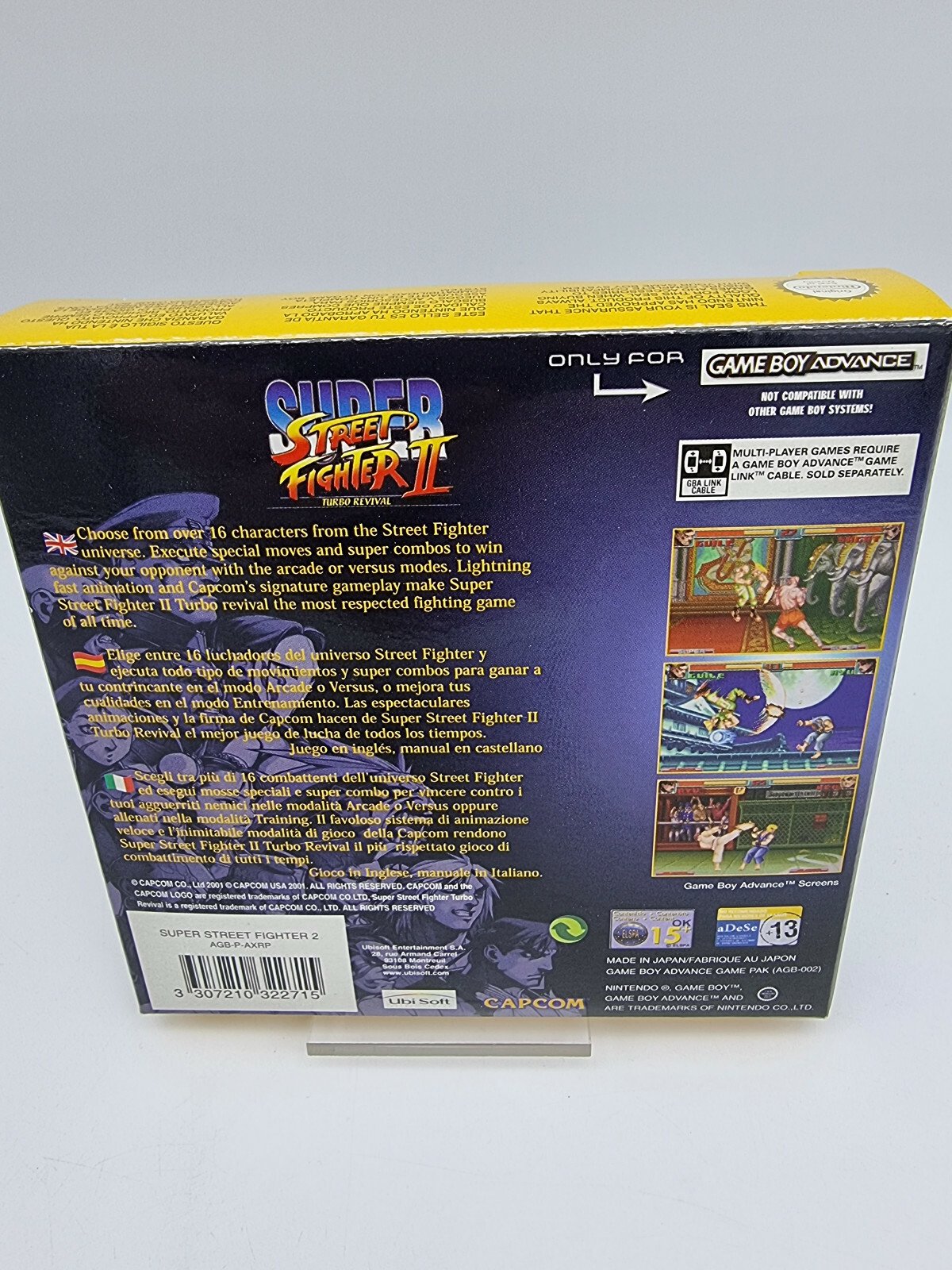 SUPER STREET FIGHTER II 2 TURBO REVIVAL GAME BOY ADVANCE USED - Japan ...