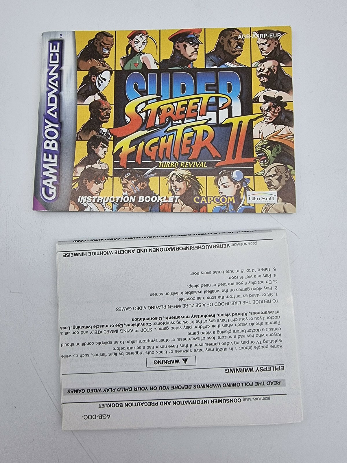 SUPER STREET FIGHTER II 2 TURBO REVIVAL GAME BOY ADVANCE USED - Japan ...
