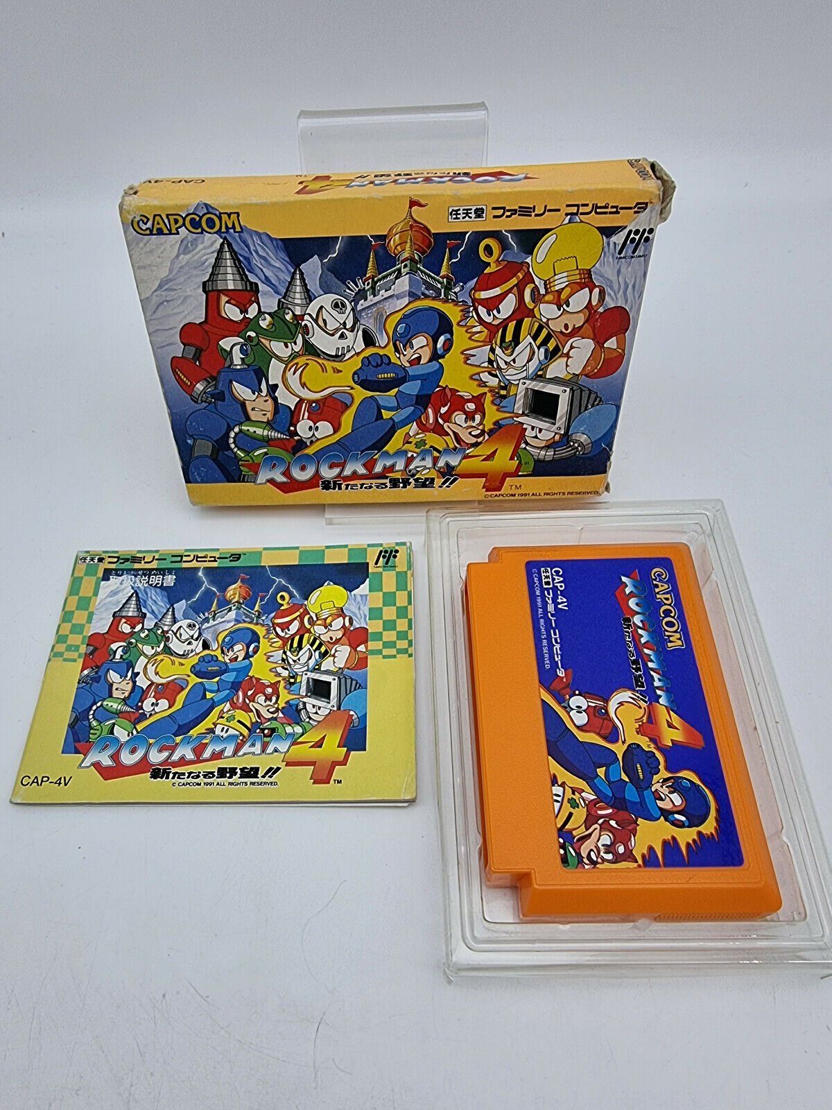 ROCKMAN 4 FAMICOM JAPAN VERSION USED TESTED - Japan Game Online